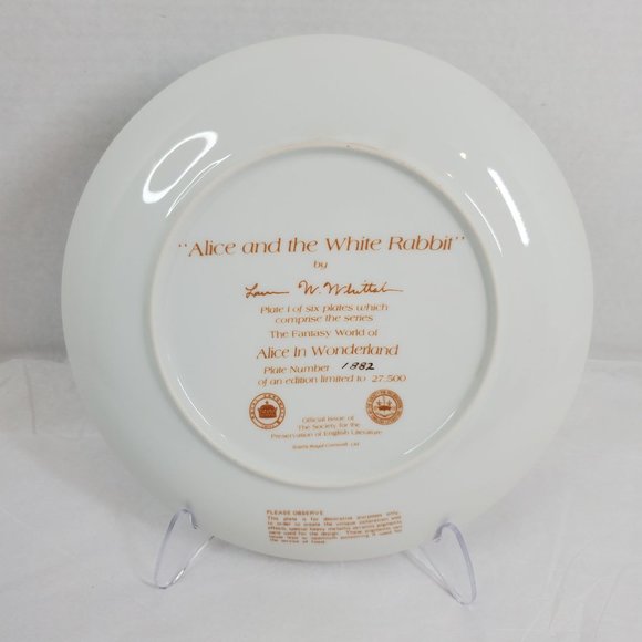 Royal Cornwall | Art | Alice In Wonderland Alice And The White Rabbit ...